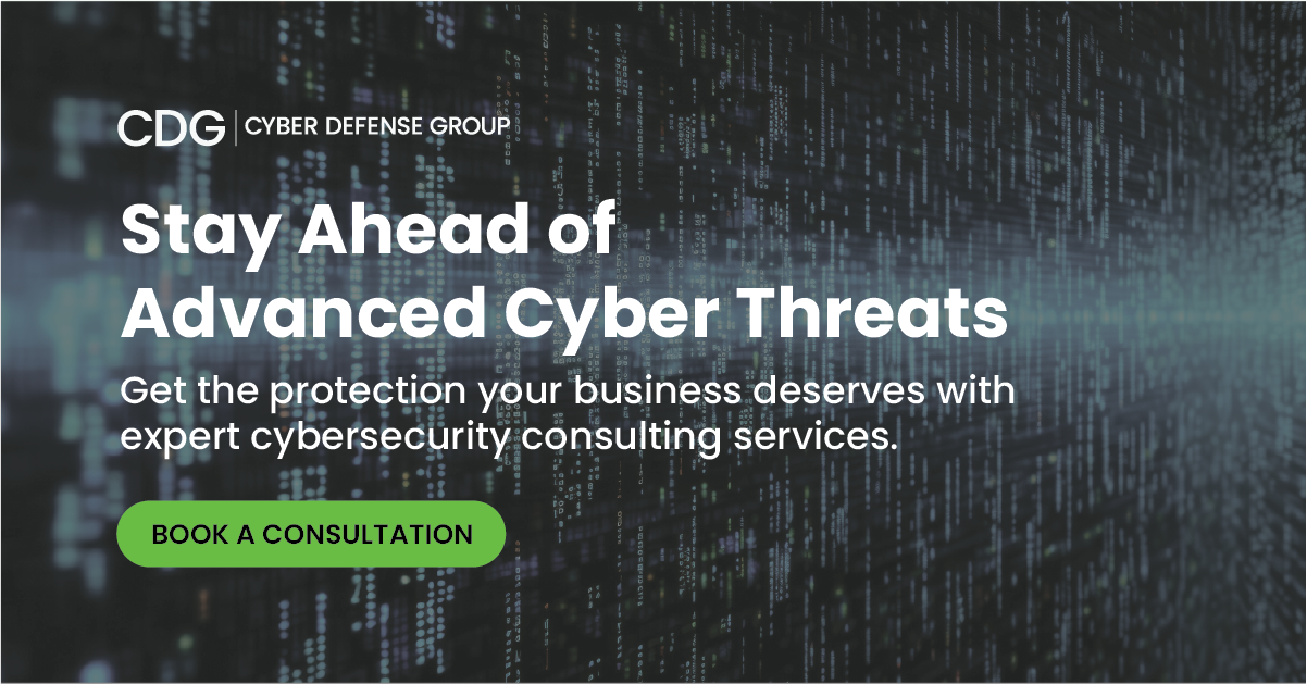 Expert Cybersecurity Consulting Services | Cyber Defense Group